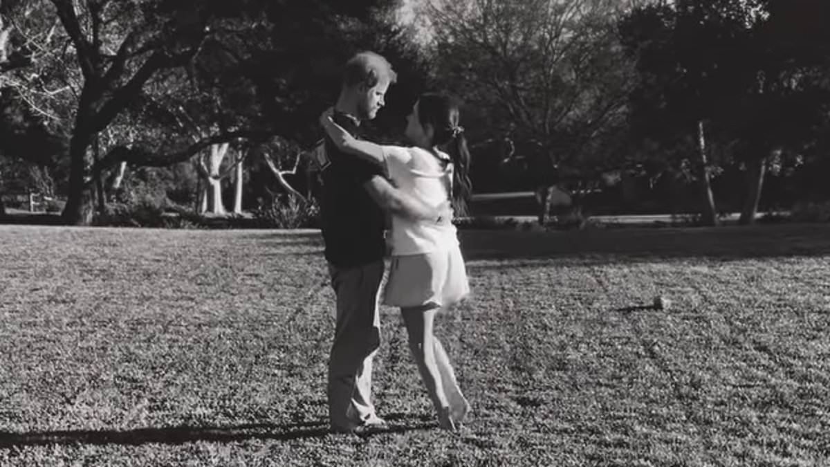 Meghan shares intimate footage of her and Harry dancing in video filmed ...