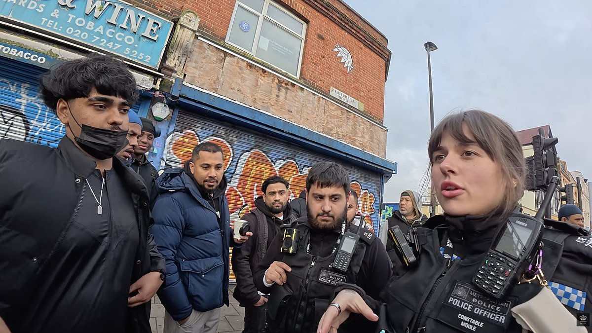 Moment police officer defends Christian preacher's freedom of speech ...