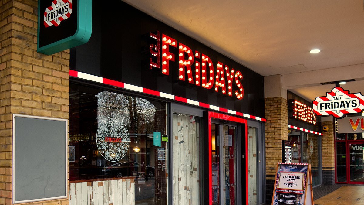 The 16 TGI Fridays restaurants closing after chain fell into ...