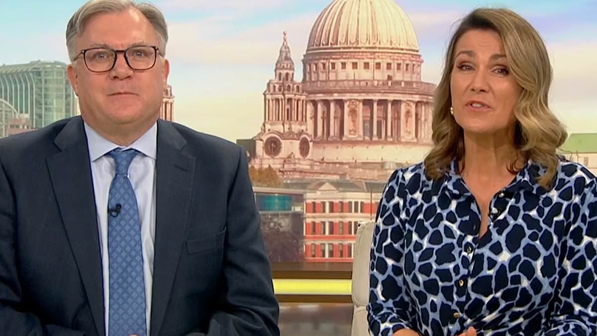 Agonising moment Ed Balls FREEZES live on Good Morning Britain - with ...